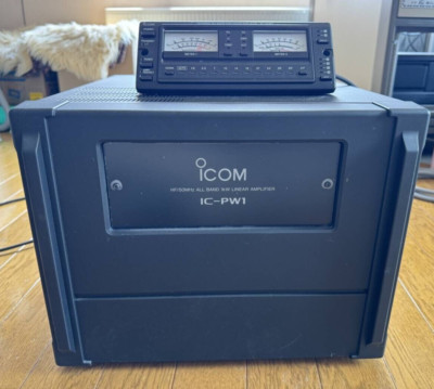 Icom IC-PW1 Ham Radio HF 50MHz 1KW Solid State Linear Amplifier Working ...