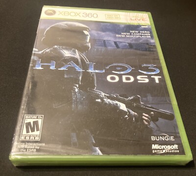 RARE - HALO 3: ODST - BRAND NEW SEALED - 1ST PRINT (Microsoft Xbox 360 ...