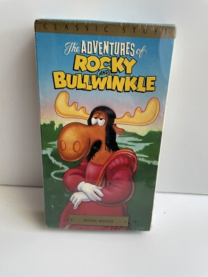 The Adventures Of Rocky And Bullwinkle VHS New Sealed! Mona Moose ...