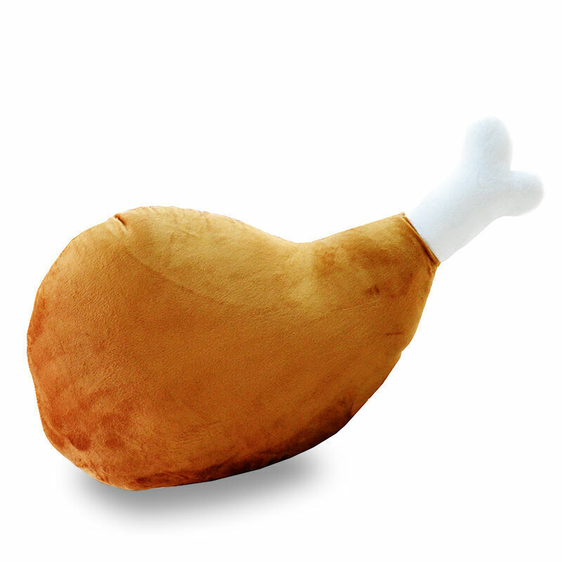 Chicken Leg Throw Pillow Turkey Plush Soft Toys Doll Room Decor ...