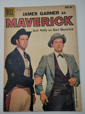 JAMES GARNER as MAVERICK Dell Comic Book 1958 Number 945 FREE SHIPPING ...