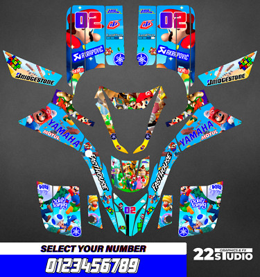Yamaha Blaster YFS YFS200 Decals Graphics Stickers Full Kit ATV Quad ...