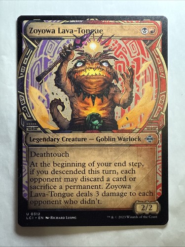 Zoyowa Lava-Tongue (Showcase) [The Lost Caverns of Ixalan] Magic MTG | eBay