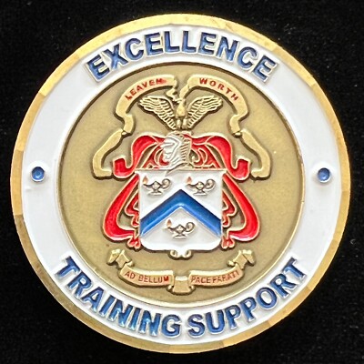 Army Training Support Center ATSC Fort Leavenworth Challenge Coin | eBay