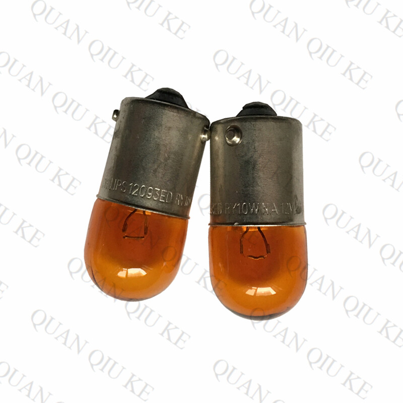 2PCS Amber Color Turn Signal Light Bulb Fit For Audi VW RY10W 12093 ...
