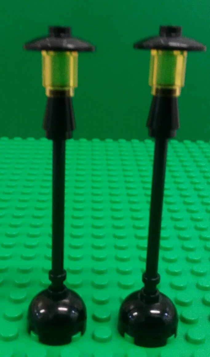 *NEW* Lego Black Street Lights Poles for City Scape Houses Buildings ...