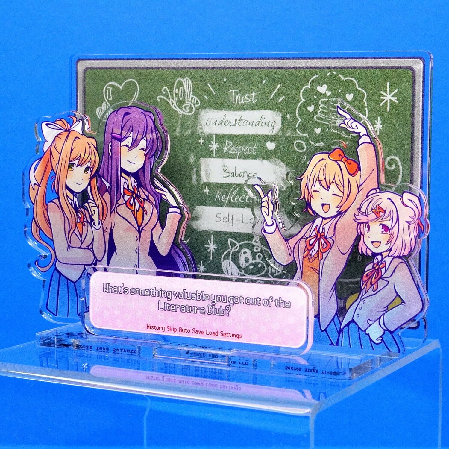 Doki Literature Club Acrylic Stand Set x2 Figure Sayori Natsuki Yuri ...