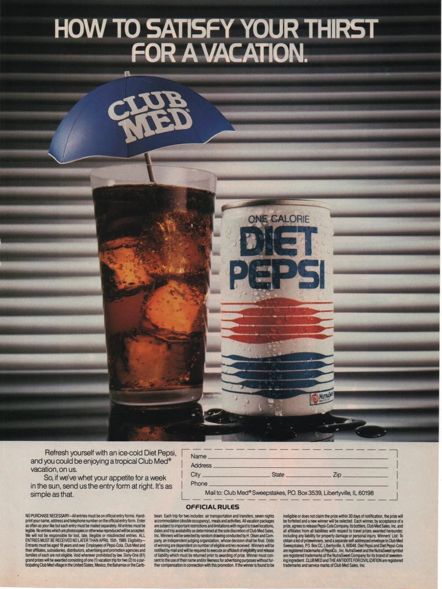 Diet Pepsi Print Ad