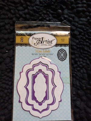 PAPER ARTIST 3 LACY LABELS CUTTING DIE | eBay