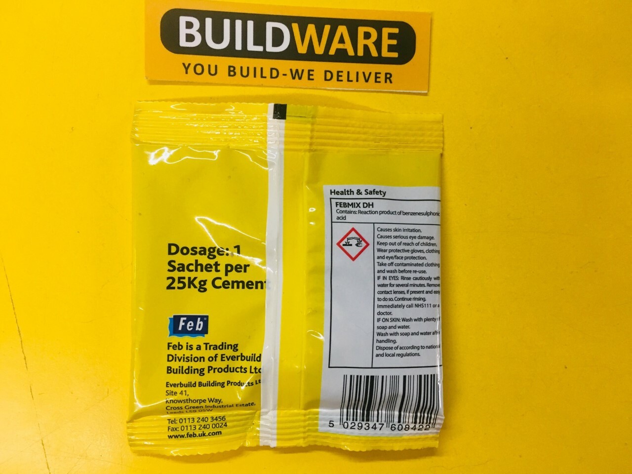 FEBMIX DH MORTAR POWDER SACHET - PLASTICISER CEMENT BRICK BLOCK LAYING ...
