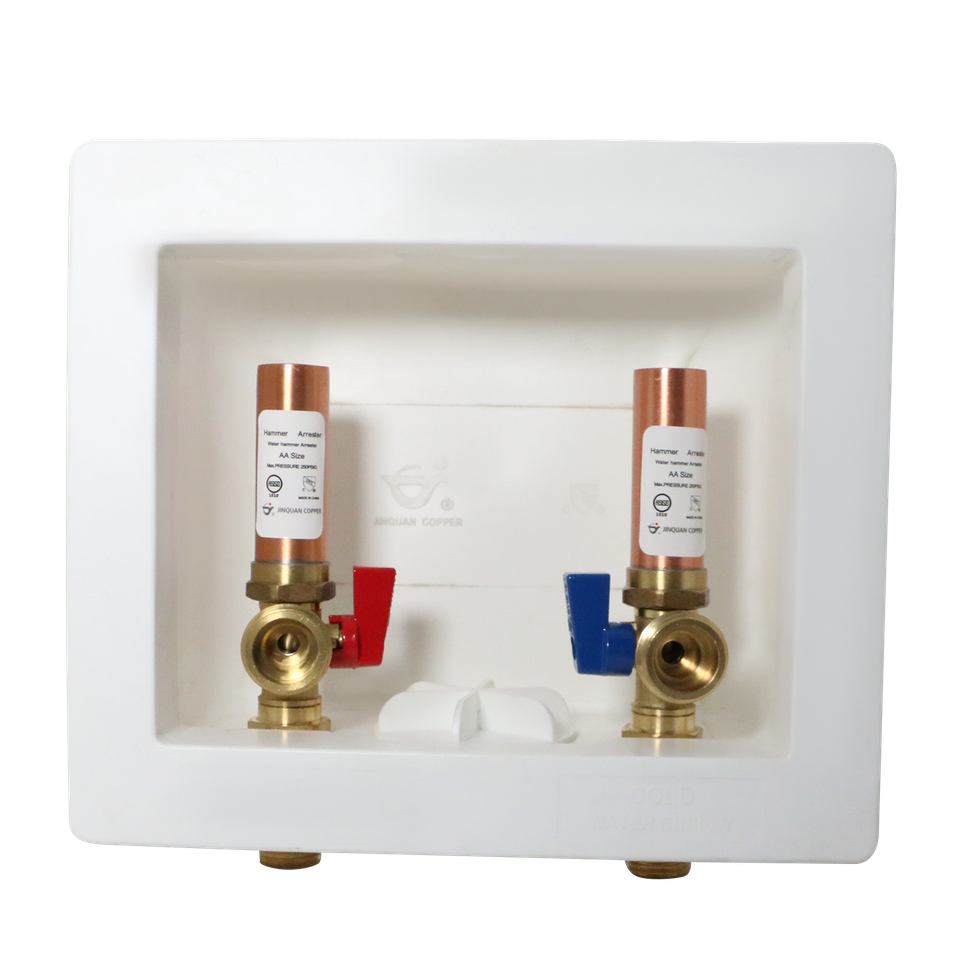 1 Pack XFITTING Washing Machine Outlet Box, 1/2" MIP/Sweat x 3/4" MHT ...