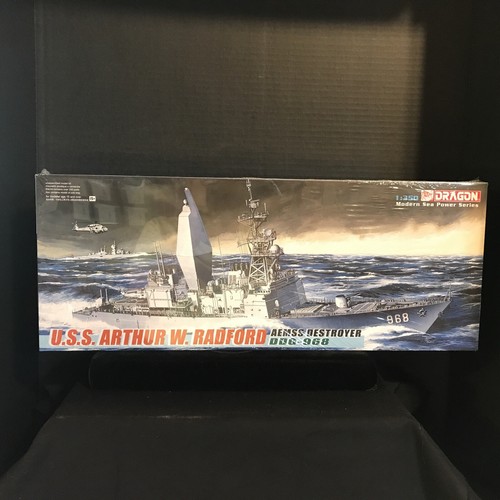 DRAGON 1018 USS ARTHUR W. RADFORD AEMSS DESTROYER MODEL KIT-NIB-1:350 ...