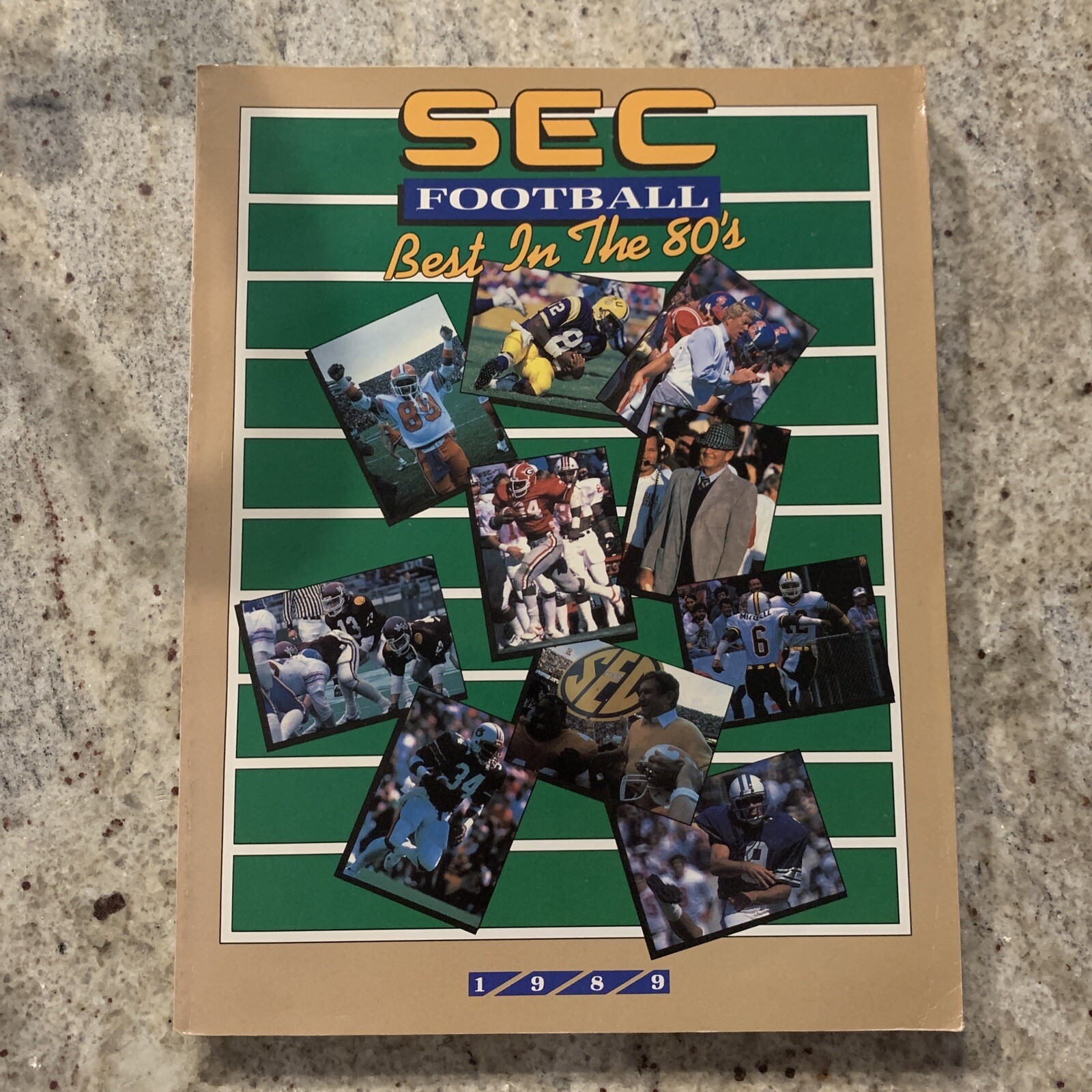 1989 SEC Southeastern Conference Football Program Media Guide College ...
