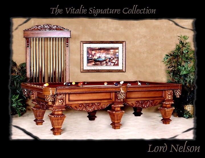 9 ft. Peter Vitalie “Lord Nelson” Slate Pool Table | eBay