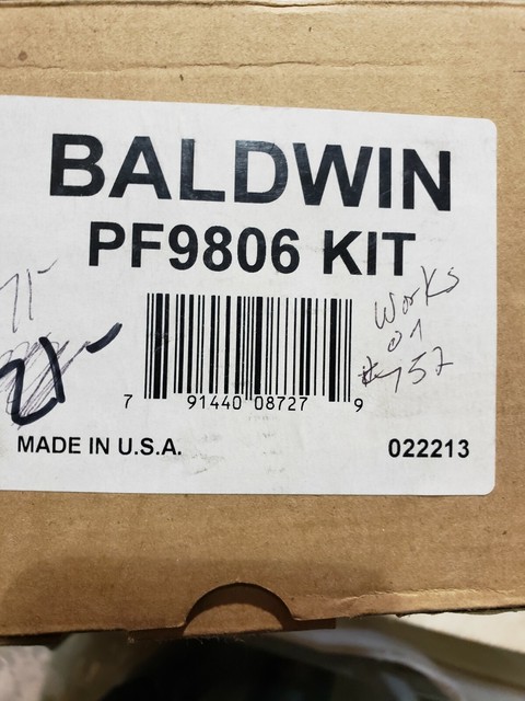 PF9924 KIT Fuel Filter Baldwin For Detroit Diesel DD13 15 16 3 piece ...