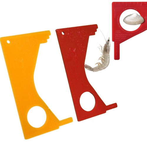 Accurate Measurement Clam Measuring Tool Crab Measuring Tool Bright Red ...
