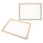 2 Pcs Wooden Paper Making Screen Deckle for Papermaking DIY Mesh Mold ...