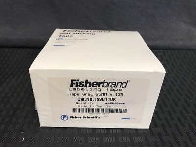 New FISHERBRAND Labeling Tape 25mm x 14-Yards Gray Color 15-901-10K | eBay