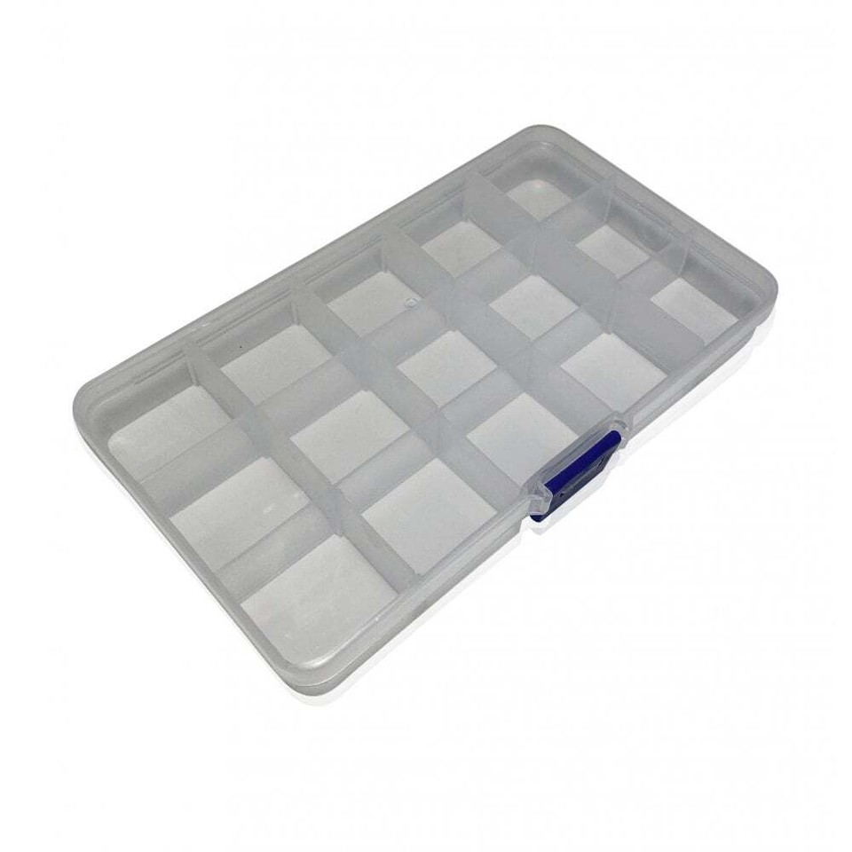 Storage Box Hard Plastic Adjustable Compartment Slot Plastic Craft ...