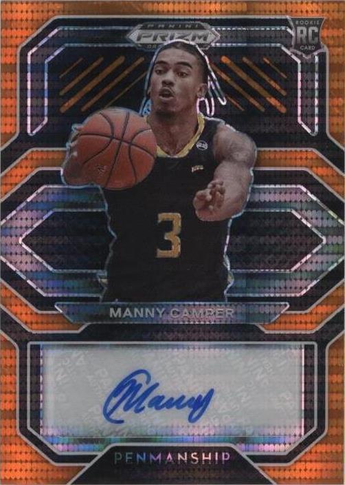 2021-22 Panini Prizm Draft Picks - College Penmanship Manny Camper #CP ...