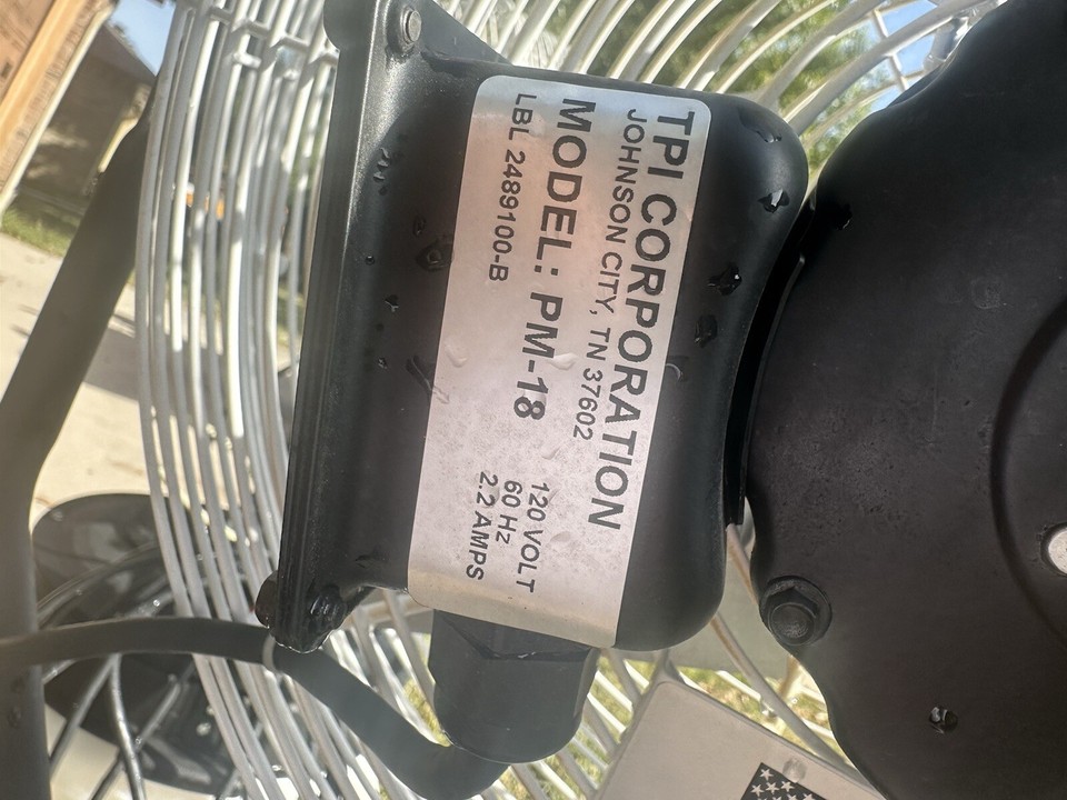 MISTING FANS (TPI CORPORATION MODEL# PM-18) | eBay