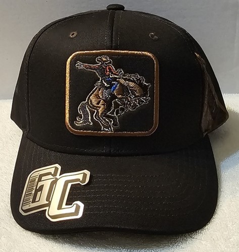 RODEO COWBOY BUCKING HORSE BRONC RIDING ROUNDUP SNAPBACK BASEBALL CAP ...