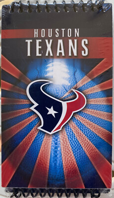 3 Houston Texans Memo Books, JF Turner, NEW IN SHRINK, Official NFL ...