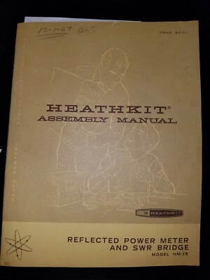 Original Heathkit HM-15 Reflected Power Meter & SWR Bridge Assembly ...
