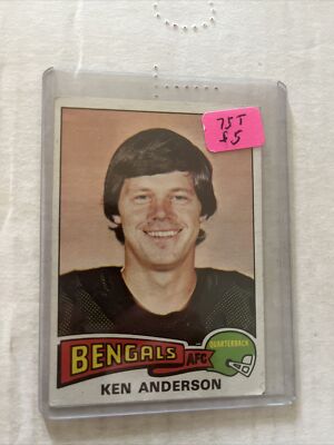 1975 Ken Anderson Cincinnati Bengals Topps Football Card #160 | eBay