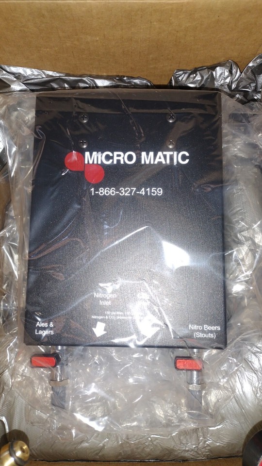 Micro Matic Co2/N2 Gas Blender Draft Beer Ale,Lager,Stout Beer 60/40 ...