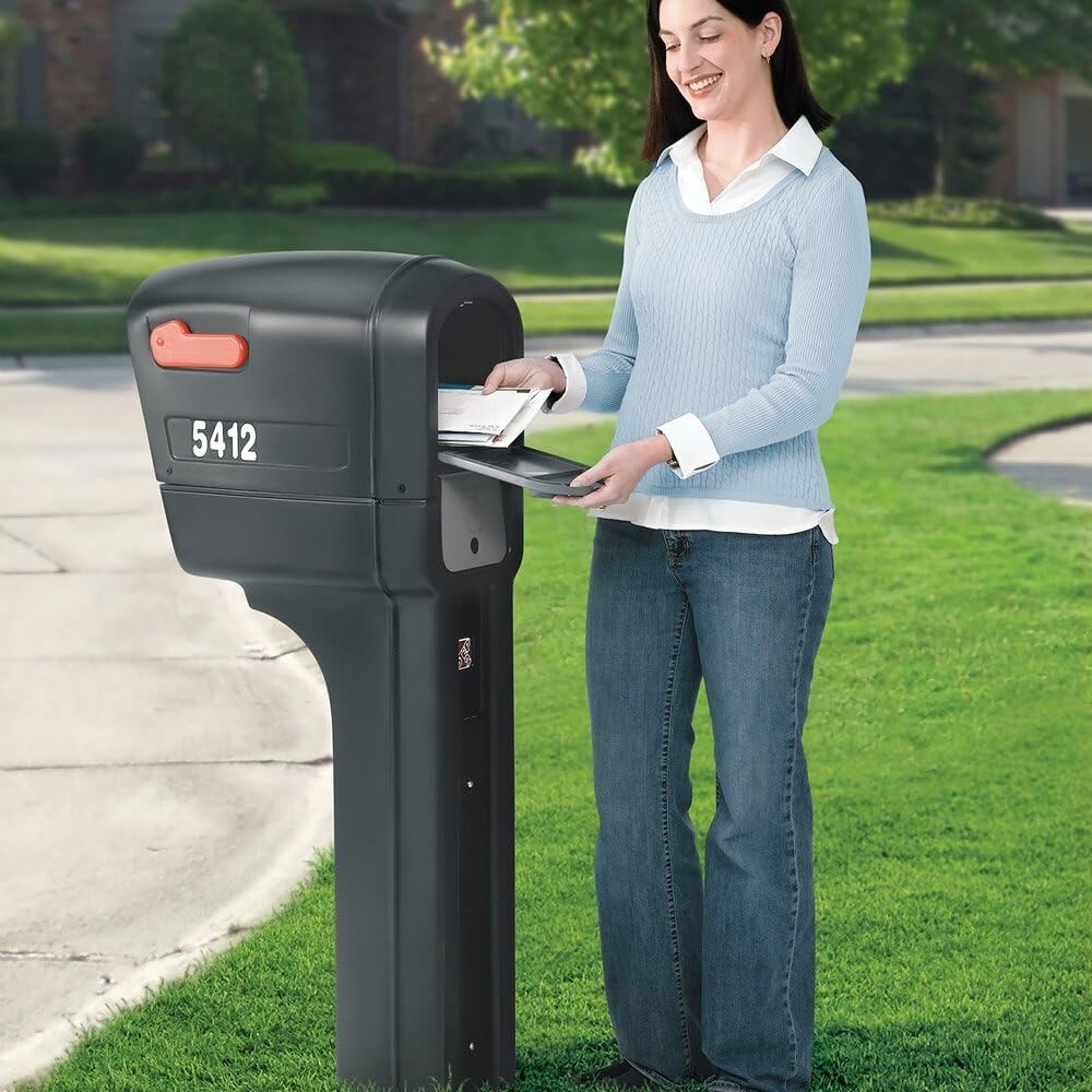 MailMaster Plus Mailbox, Easy to Install, Mailboxes for Outside, Heavy ...