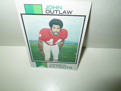 JOHN OUTLAW 1973 FOOTBALL CARD Topps #384 Rookie RC PHILADELPHIA EAGLES ...