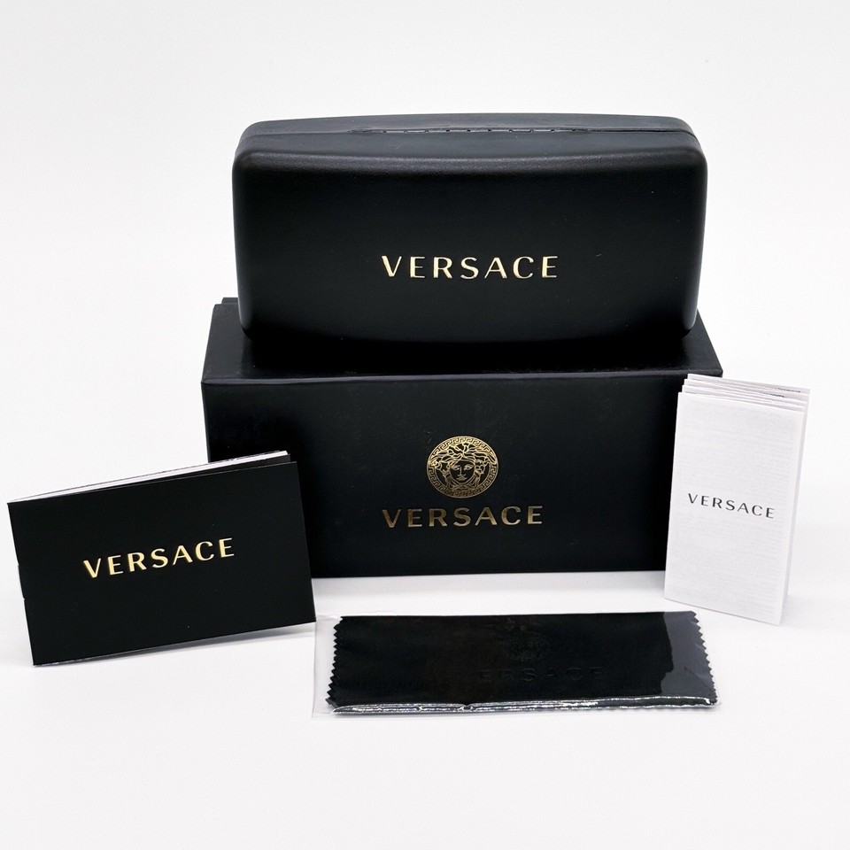 NEW VERSACE VE2261 100287 BLACK GOLD MOD 2261 1002/87 WOMEN SUNGLASSES ...