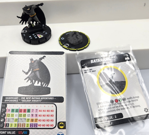 Heroclix 2 figures & Cards The New Batman Adventures 040 Batman & s001 ...