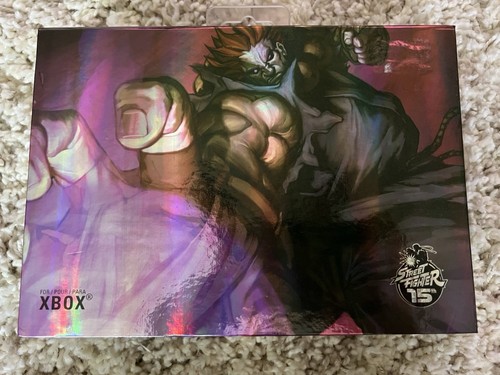 NIB Street Fighter Akuma Xbox Controller 15th Anniversary Edition ...