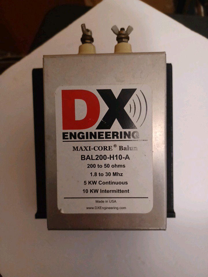 Used DX Engineering Maxi-Core Balun Model BAL200-H10-A-200-50ohms.1.8 ...