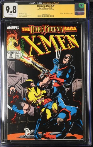 JIM LEE SIGNED AUTOGRAPHED AUTO CLASSIC X-MEN #39 CGC 9.8 GRADED ...