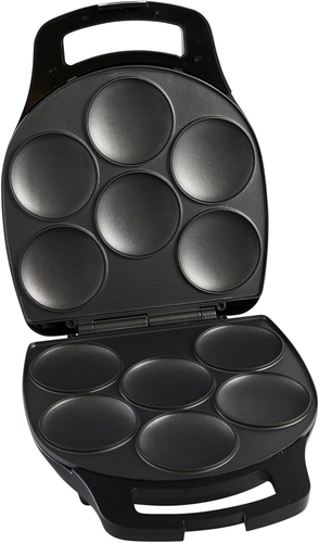 IMUSA 6 Slot Electric Arepa Maker with Temperature Control, Matte Black ...