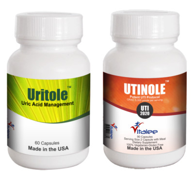 Combo-B- Urinary Tract Infection & Uric Acid Removal Combo (Caps 60ct ...