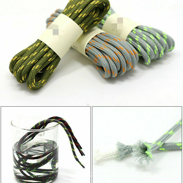 Hiking Shoe Laces Heavy Work Strong Trainers Safety Round Walking ...