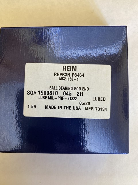 Ms21153-1 Rod End Ball RBC Aerospace Bearing Repb3n Fs464 for sale ...