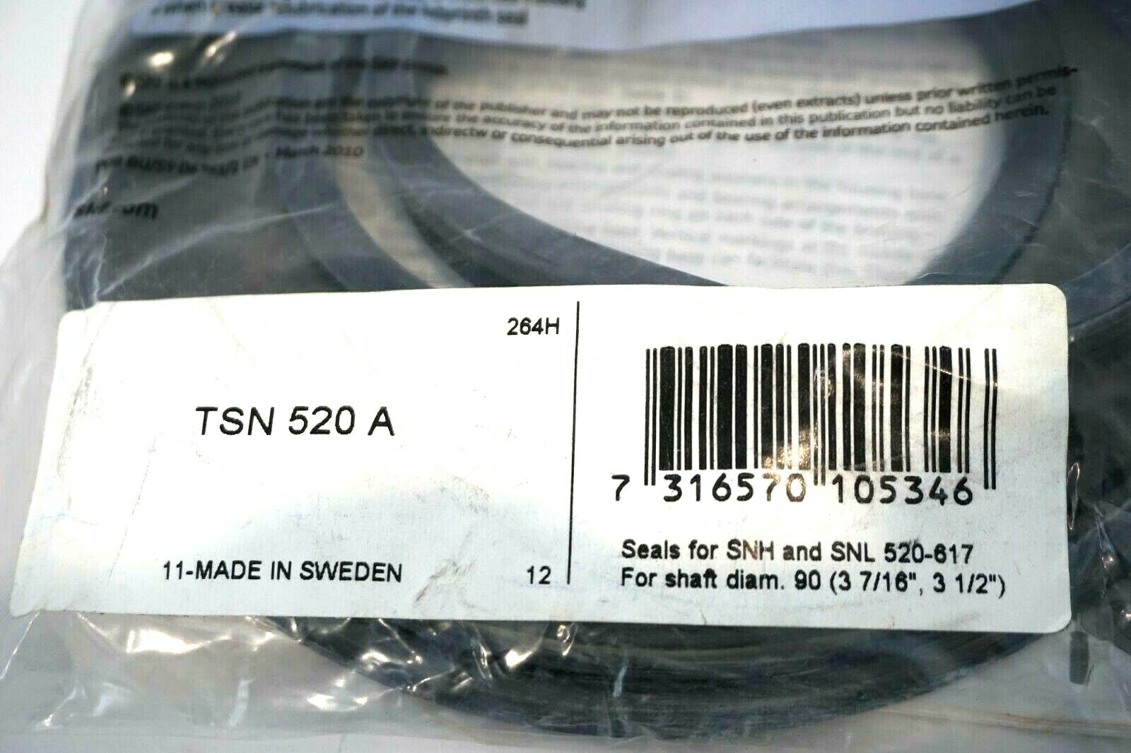 NEW SKF TSN-520-A SEALS TSN520A | eBay