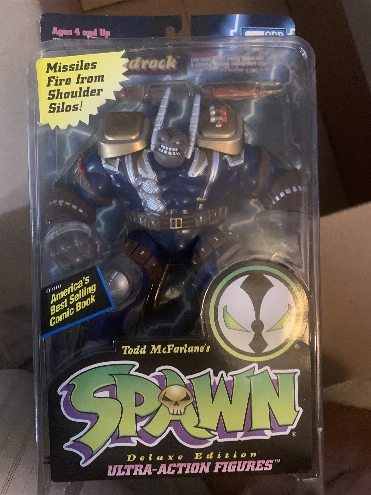 Badrock Blue Variant 6" Ultra Action Figure Spawn Youngblood McFarlane ...