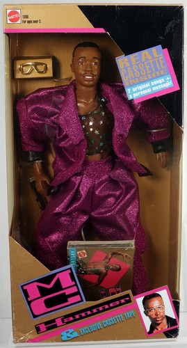 MC Hammer Doll & Exclusive Cassette Tape 1090 Never Removed from Box ...