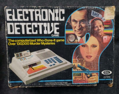 Vintage 1979 Ideal Don Adam’s Electronic Detective Game ...