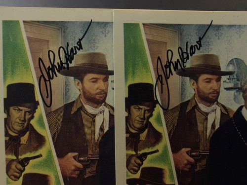 LOT of TWO JOHN HART (1917-2009) (LONE RANGER) AUTOGRAPH 8 x 10 PHOTOS ...