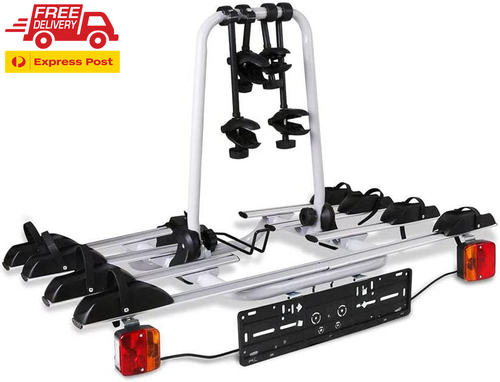 4 Bike Carrier Rack, Tow Bar Bikes Boot Rear Racks Car Hitch Trunk ...
