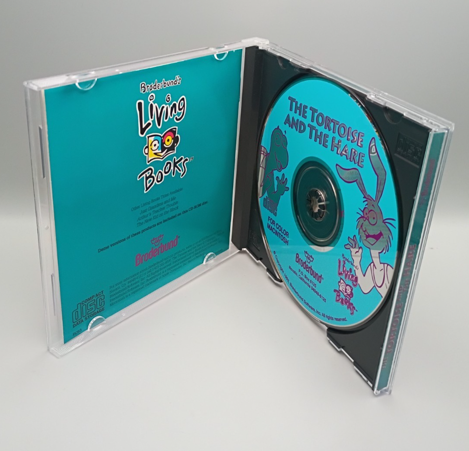 Living Books Aesops Fable The Tortoise And The Hare COLOR MACINTOSH CD ...