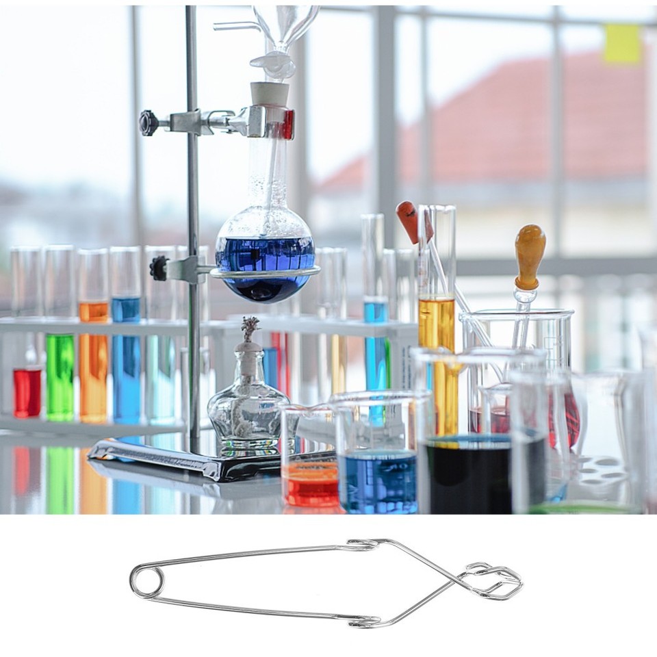 2pcs Metal Test Tube Clip Holders Experimental Test Tube Clamps Tube ...