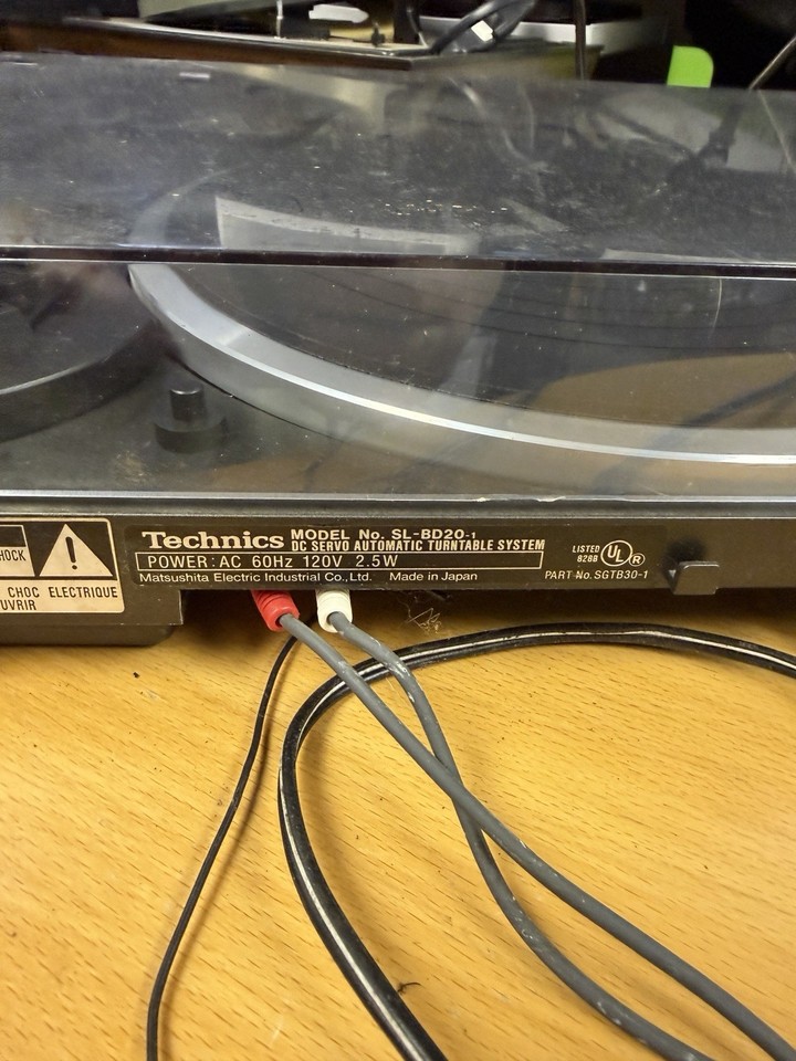 Technics SL-BD20 Turntable DC Servo Automatic System Record Player with ...